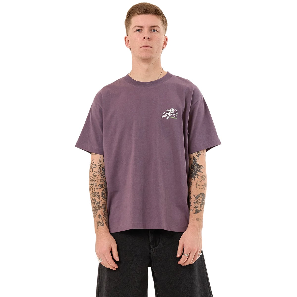 Worship Cherub Tee in Purple Reign | Boardertown