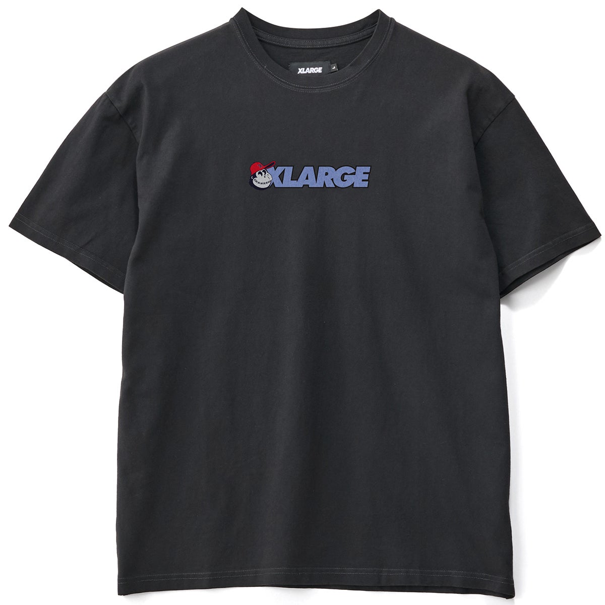 X-Large Smile Tee in Pigment Black | Boardertown